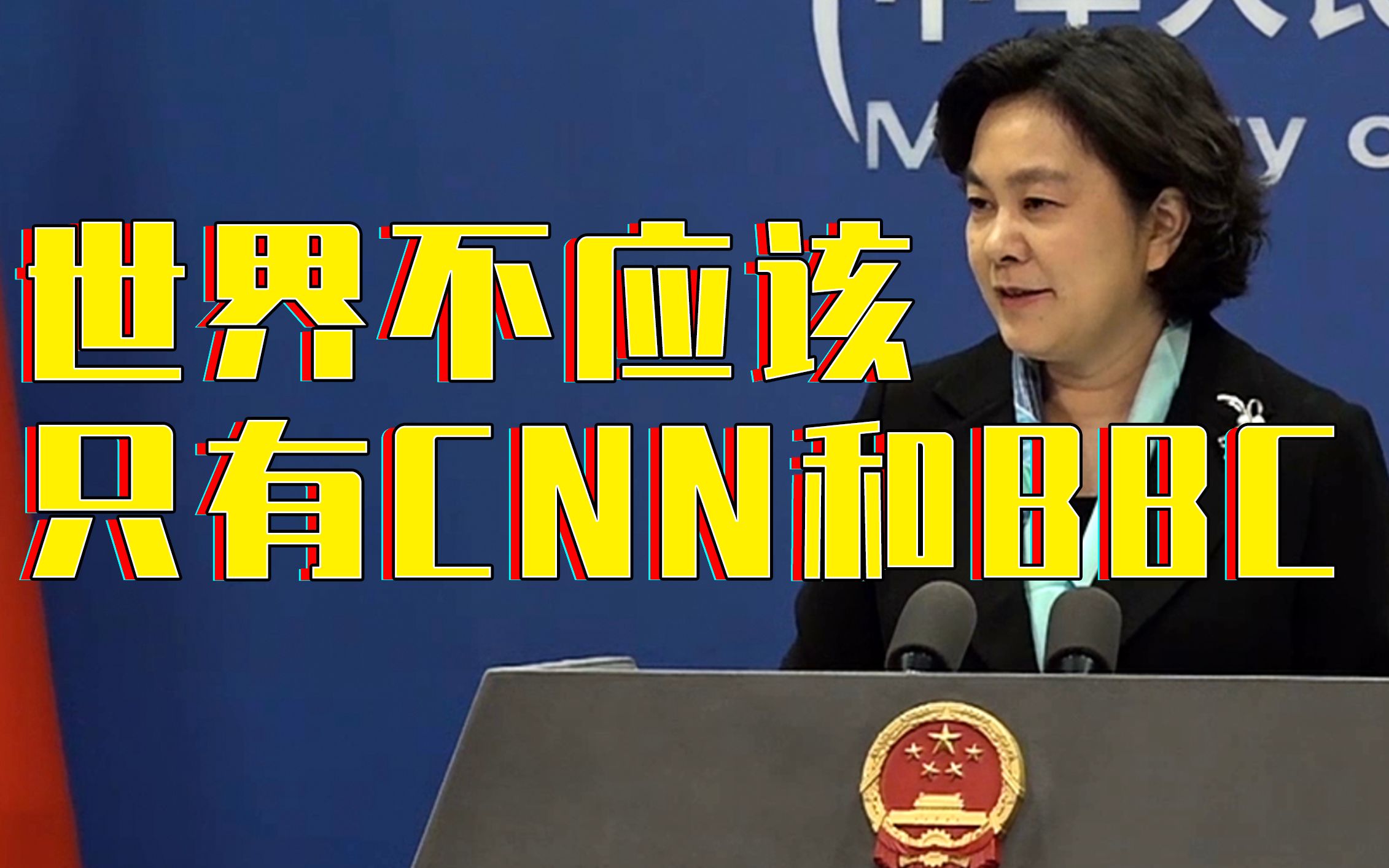 华春莹:世界不应该只有CNN和BBC