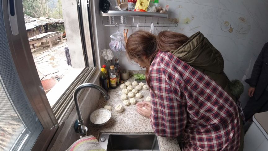 延时摄影四川乡下农村厨房一角