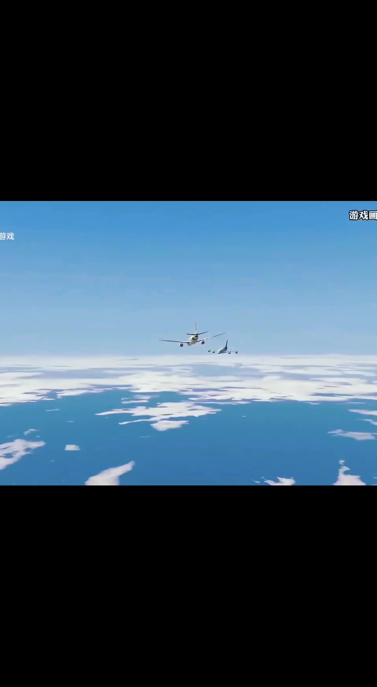 模拟器:两架飞机高速撞击,砸向地面彻底粉碎,场面惨烈 #游戏推荐 #单...