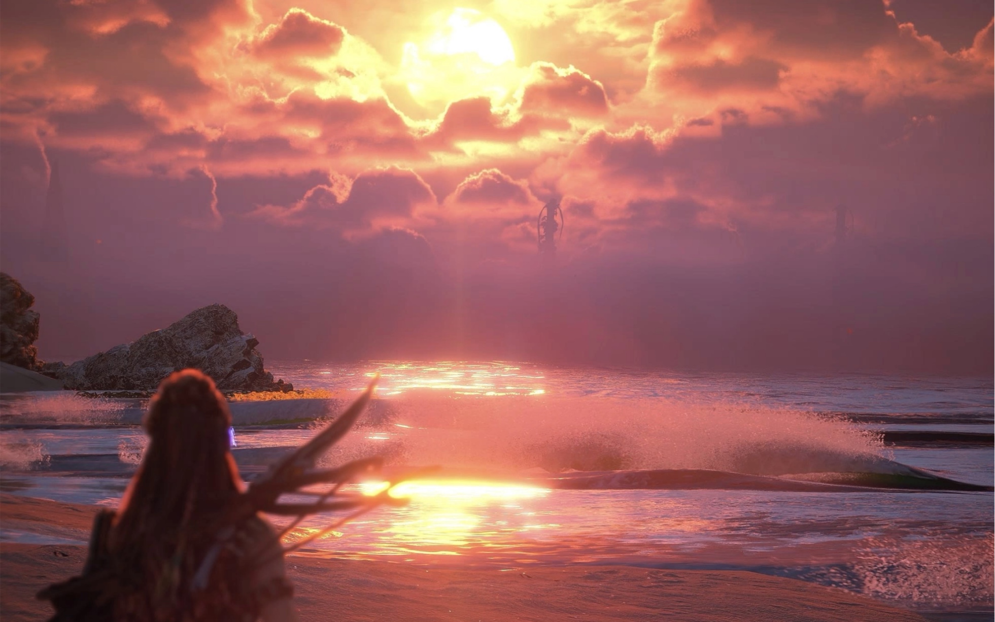 三十秒欣赏地平线2西之绝境 ps5次时代游戏画面的完美演绎