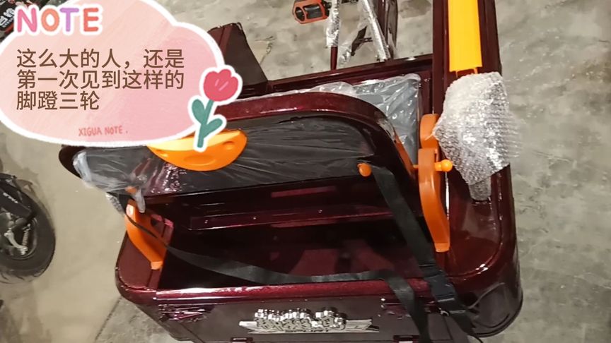 这么大的人了,还是第一次见到这样的脚蹬三轮车,太牛了