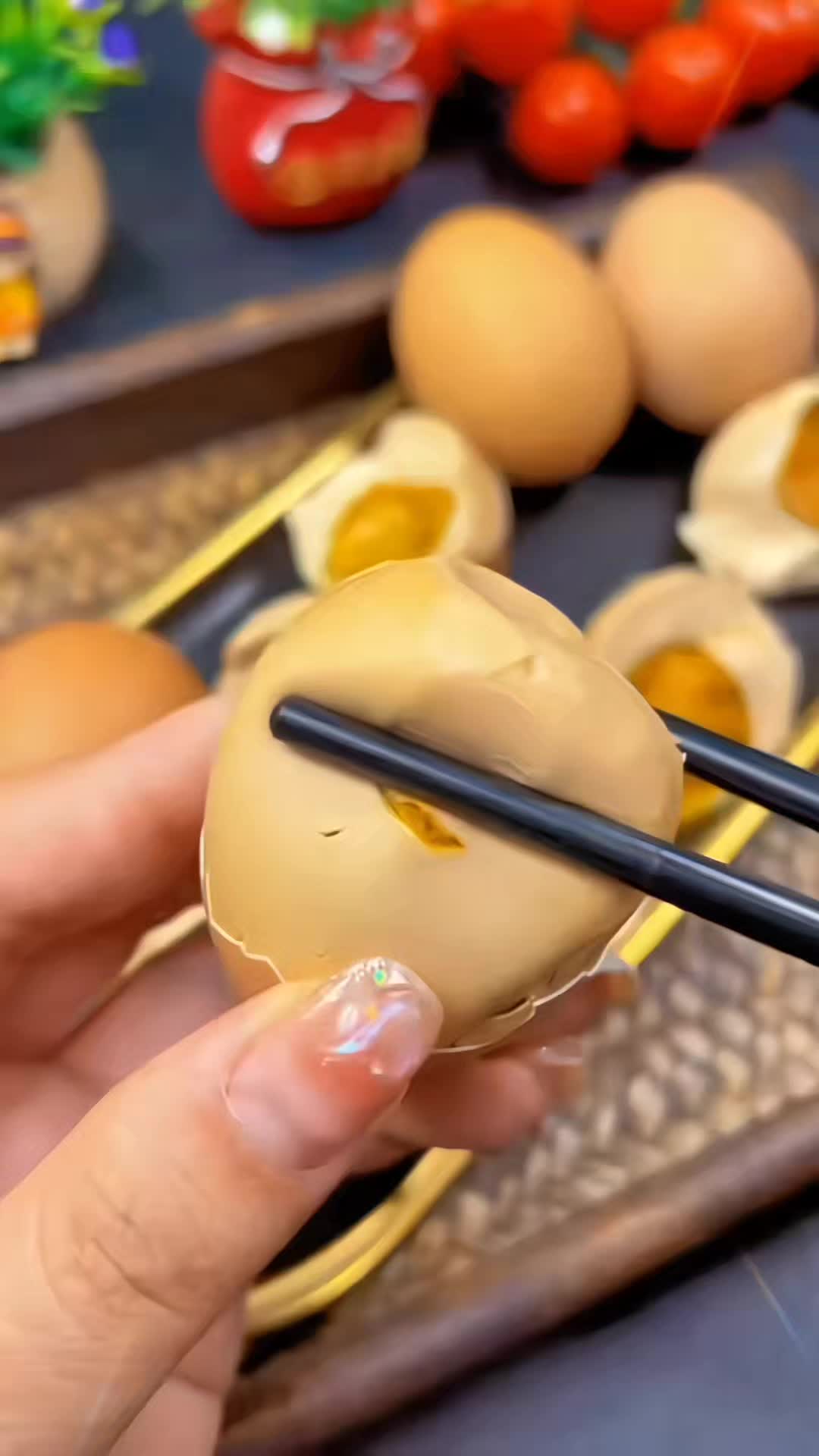 #我为家乡代言 没吃过这款含硒麻酱蛋亏了!富硒小镇出品,麻酱腌制...