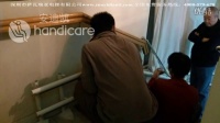 两分钟看懂安迪凯handicare双轨曲线座椅电梯安装轨道全过程
