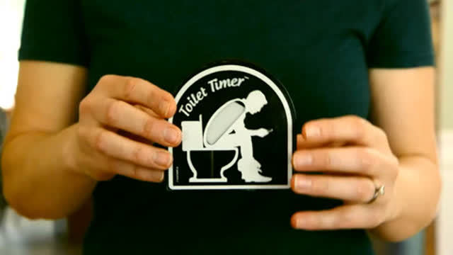 上厕所要计时?便便沙漏只给你5分钟,到点就不能用