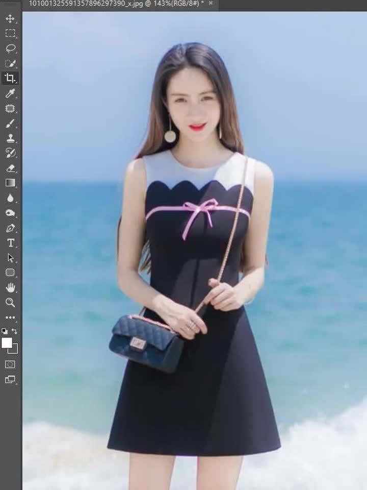 ps拉伸图片不变形如何操作 #ps #ps教学#ps照片