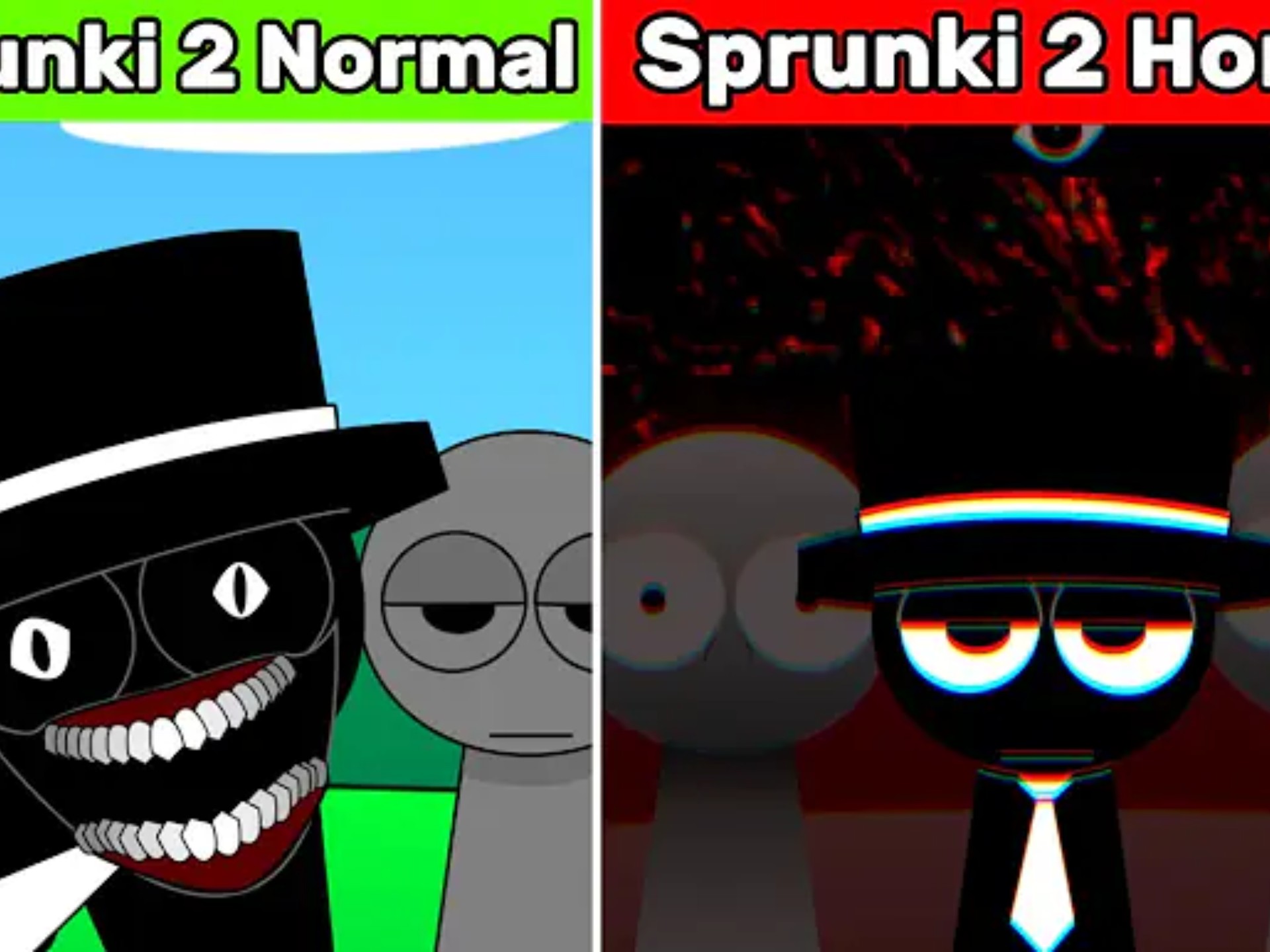 Sprunki 2 | Sprunki 杀手 | 新更新恐怖Animation动画!