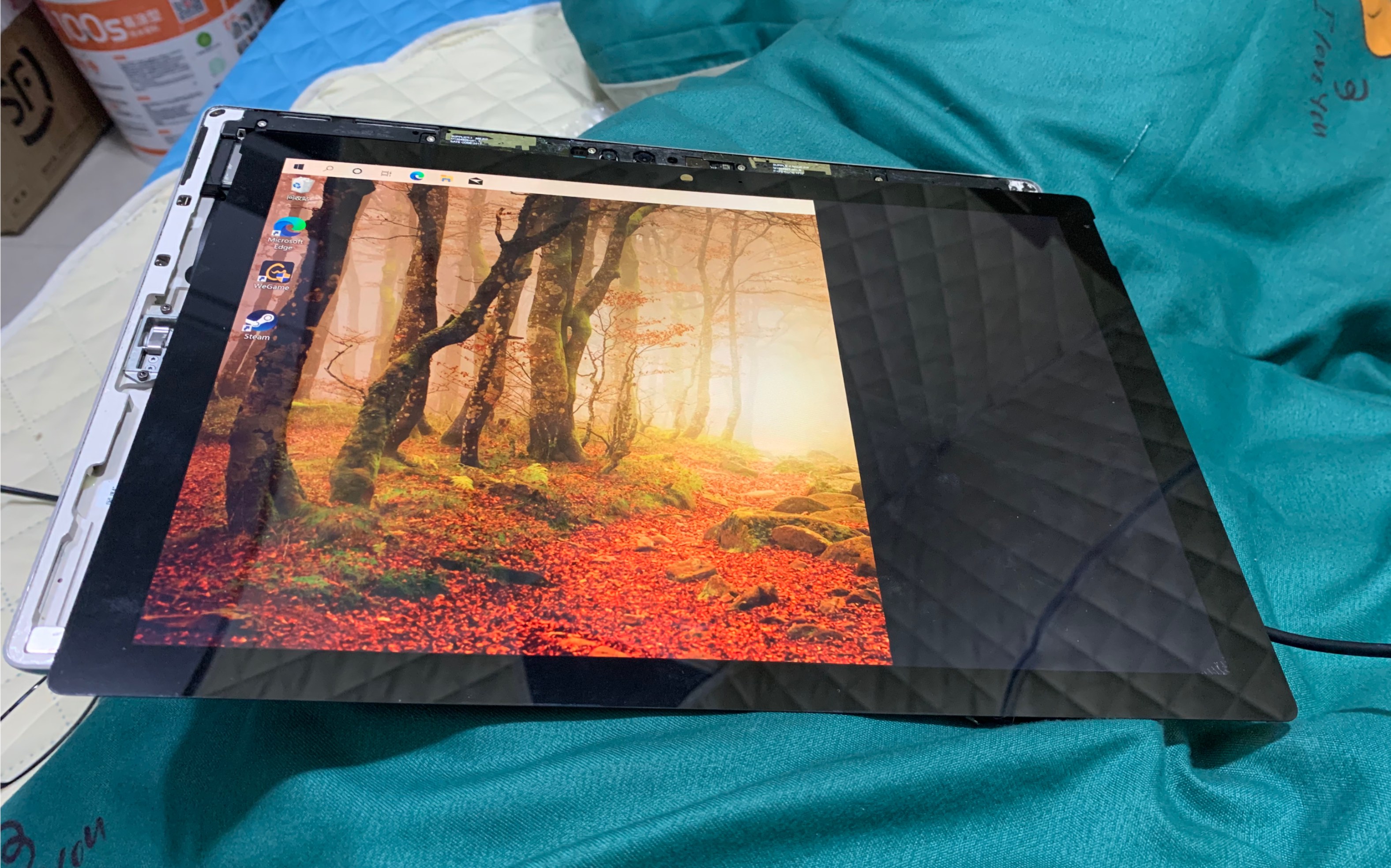 Surface pro5拆屏幕换电池,注意这两点,99%不会拆坏,i5版本4+128。