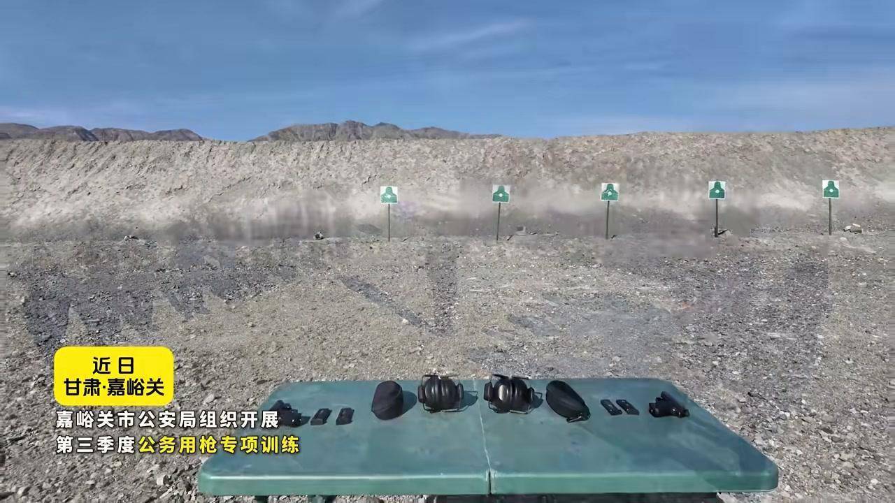 嘉峪关市公安局组织开展第三季度公务用枪专项训练#三抓三促·铸...