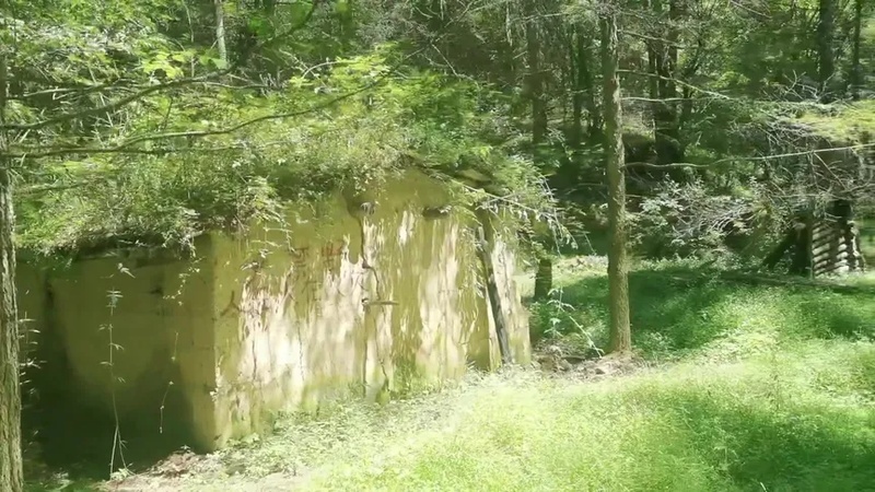 路上碰到一处半倒塌的房屋,当年这里住了一户人家