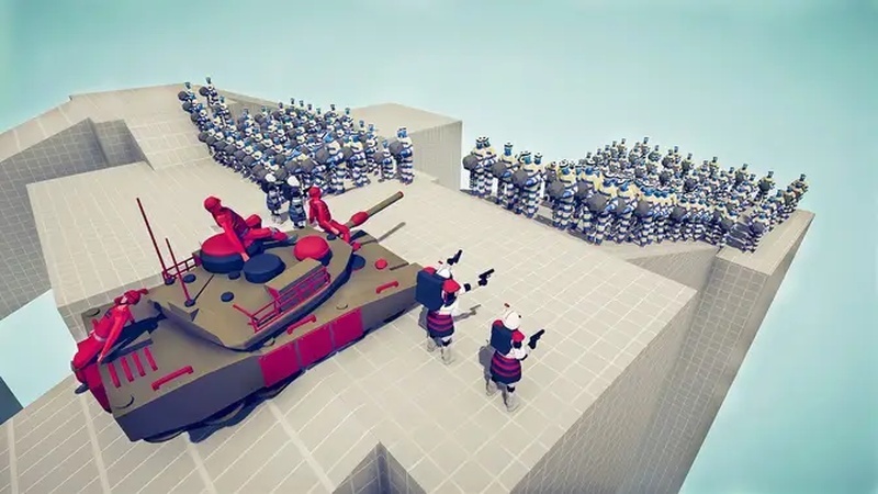 全面战争模拟器:坦克+炸弹兵vs全阵营兵种