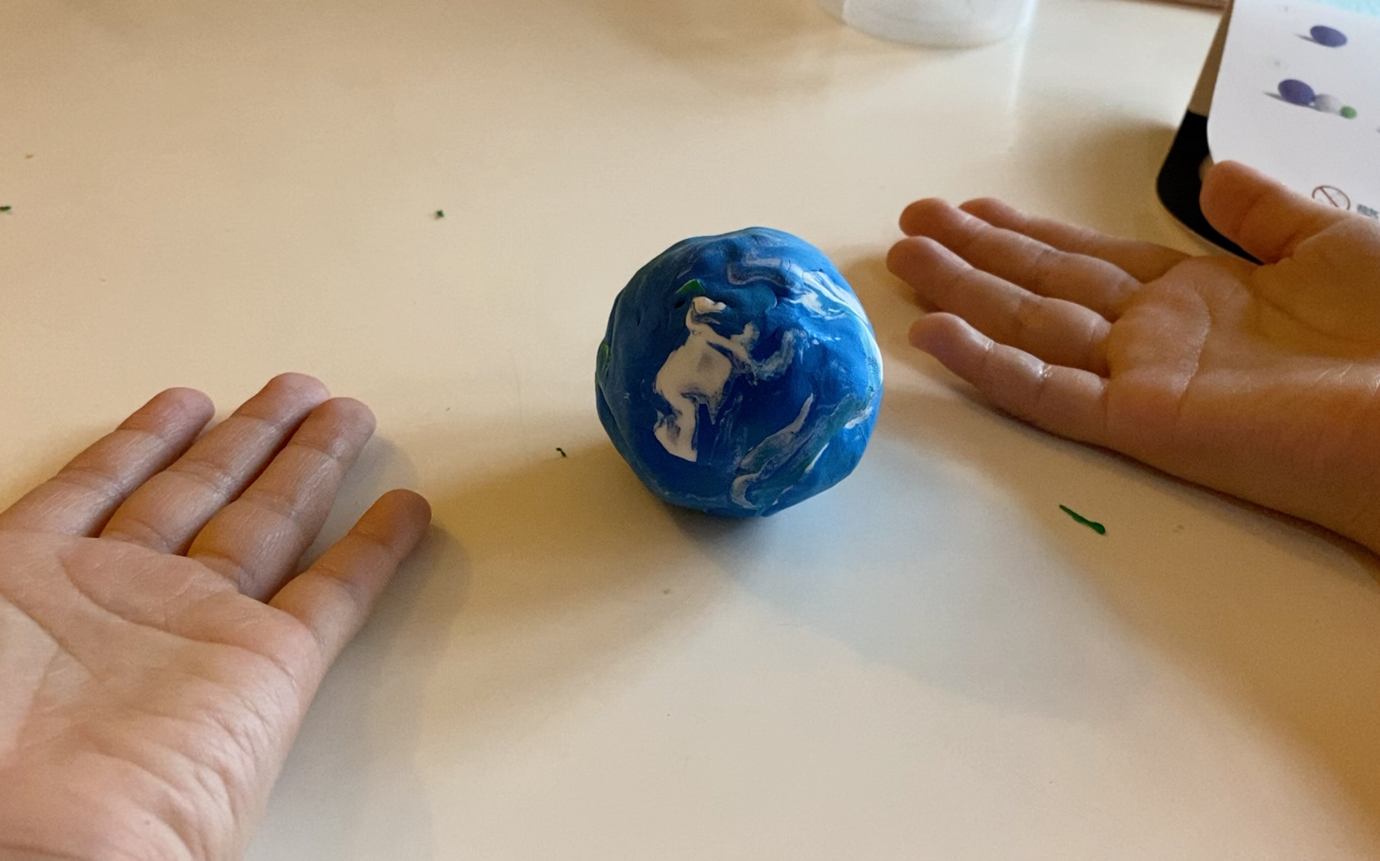 超轻粘土系列～EARTH 地球～【茉莉的学习之旅(1年级)已经开始…】