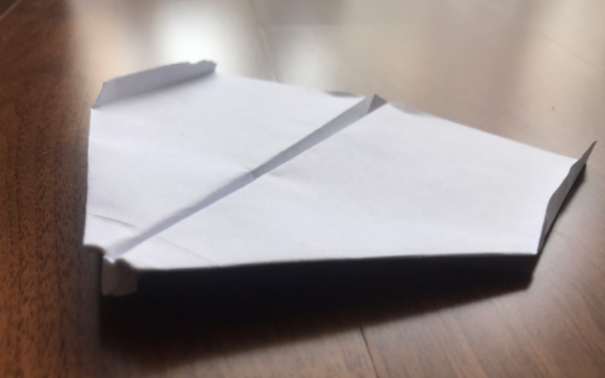 零式纸飞机折法(世界纪录29.2秒)