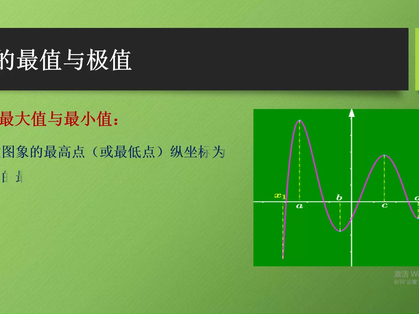 函数的极值与最值