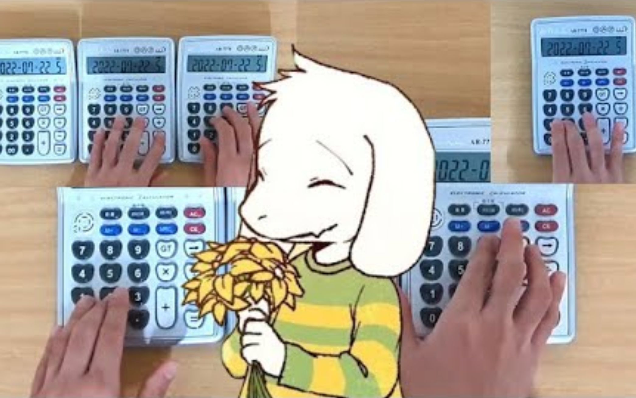 用3台计算器演奏UNDERTALE中的《His Theme》
