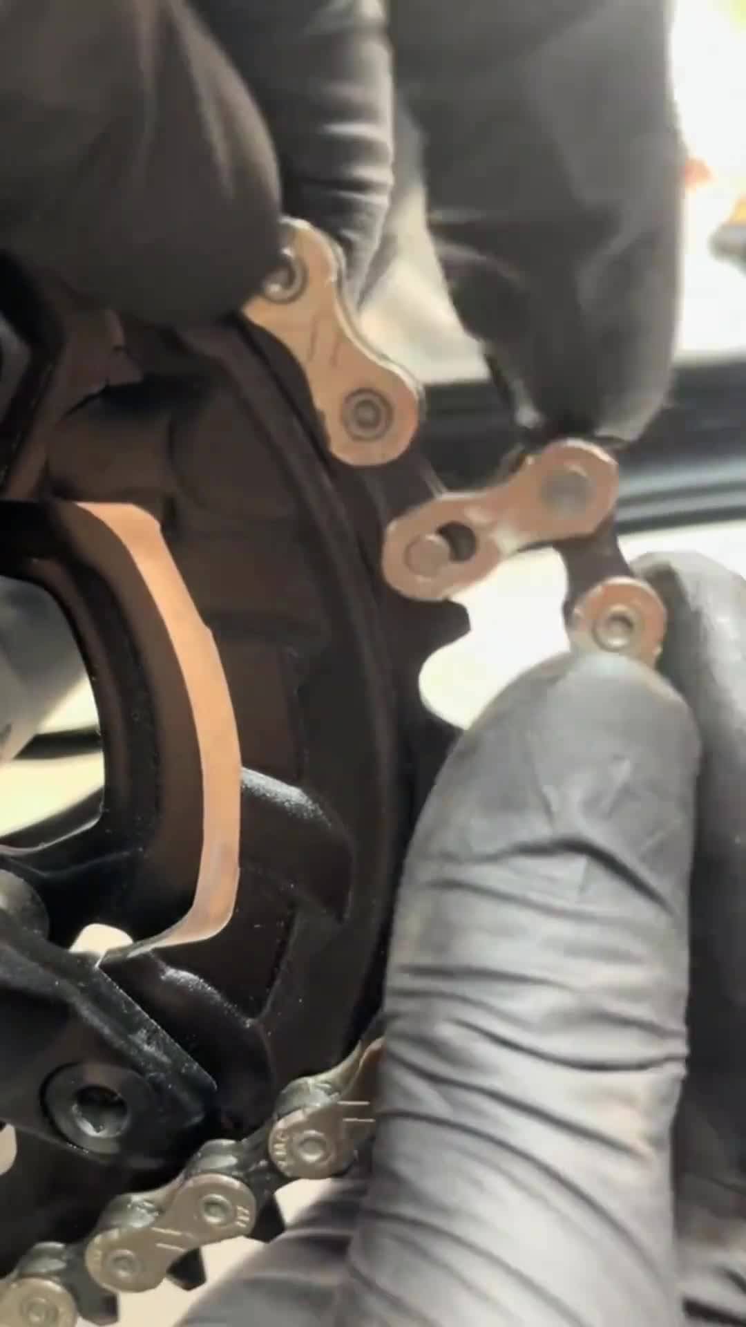 还有人不会拆链条吗