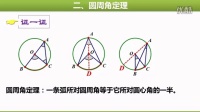 圆周角定理与推论