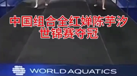 游泳世锦赛)跳水——女子双人10米台决赛:陈芋汐/全红婵夺得冠军