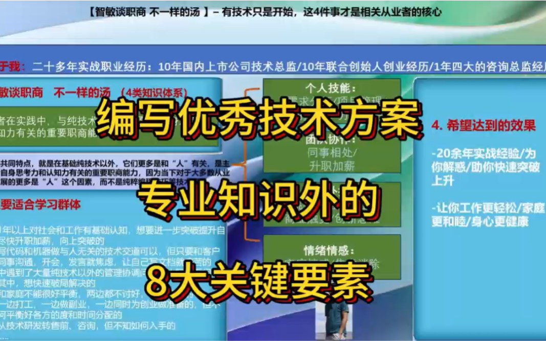 编写优秀技术方案:专业知识外的8大关键要素