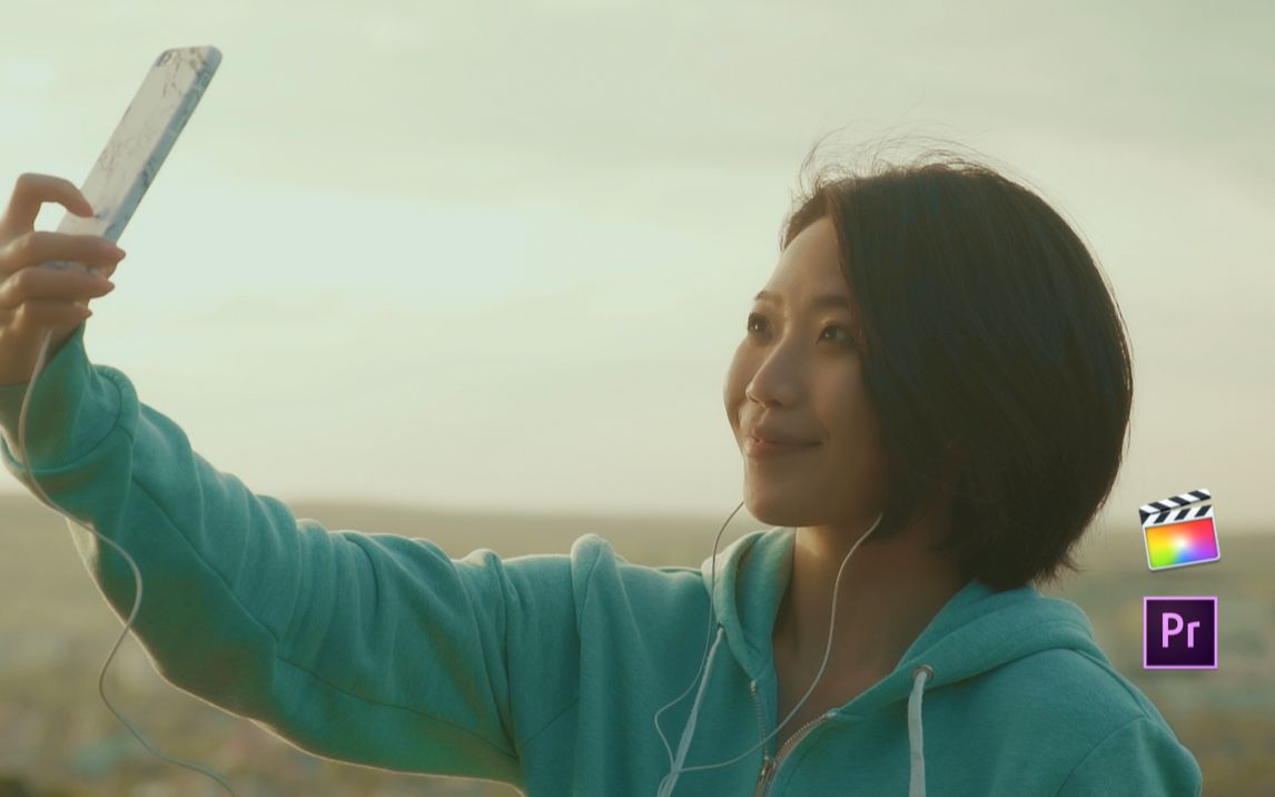 FCPX PR 磨皮瘦脸 美容 调色 教学 老孙开讲41