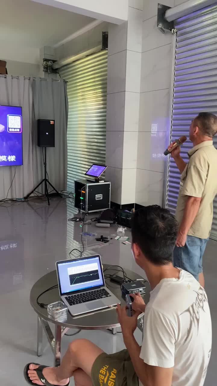 #家庭ktv音响 #现场安装调试 #廉江阳光音响设备 #电白