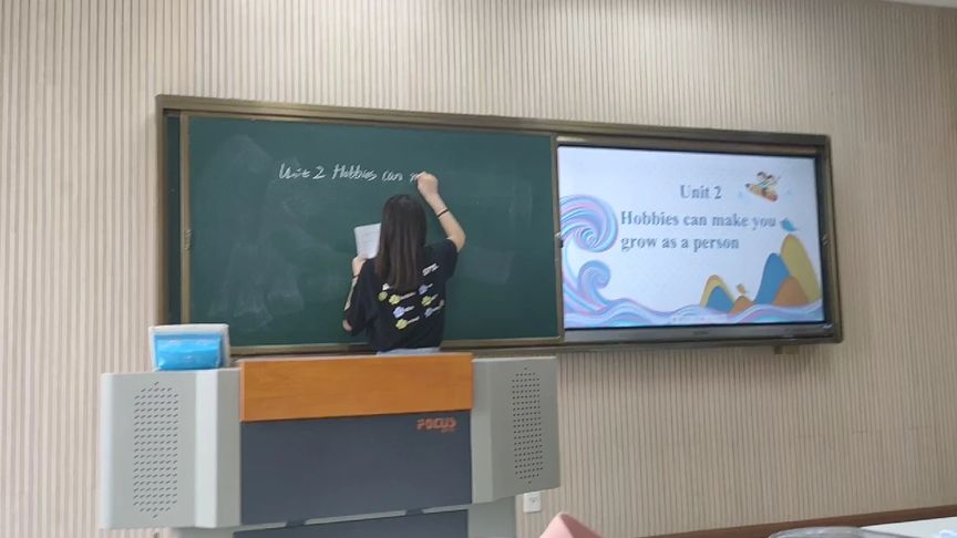 你们未来的英语老师～期末考考上课/高科技微格教室