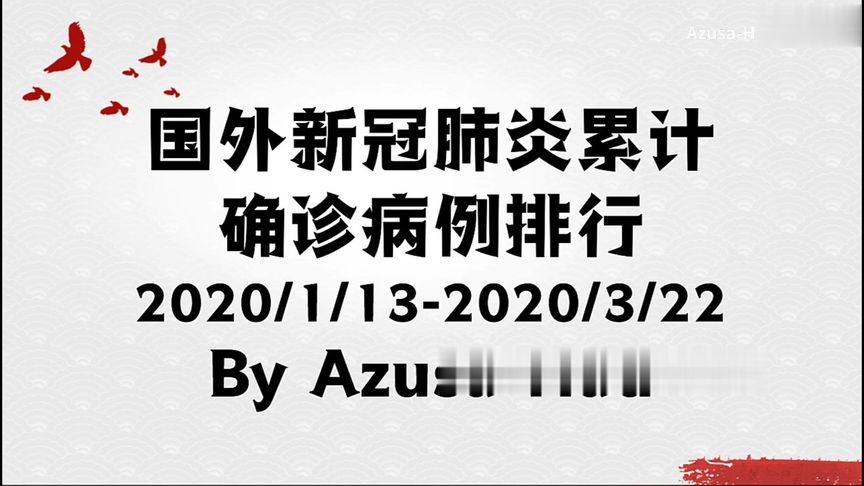 动态数据演示,近两个月海外疫情增长趋势,欧洲和美国增速惊人!