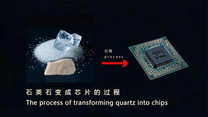 从石头到半导体材料再半导体芯片的全部过程