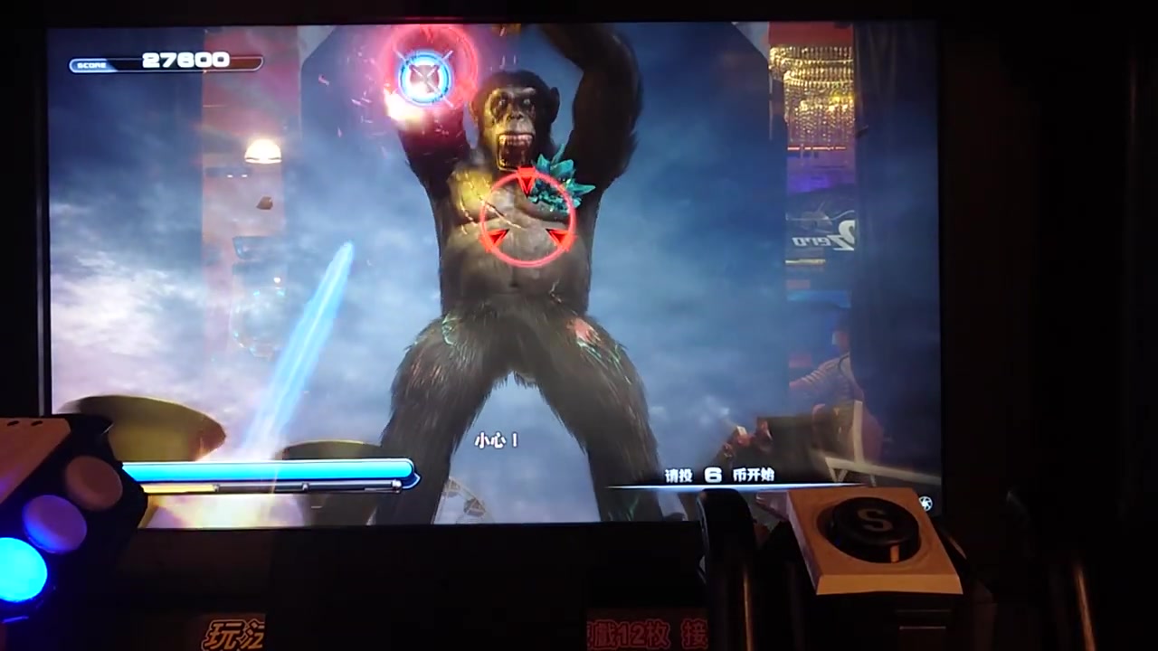 【街机游戏回顾】巨兽浩劫2(monster eye 2) 无接关 不使用超能衝擊