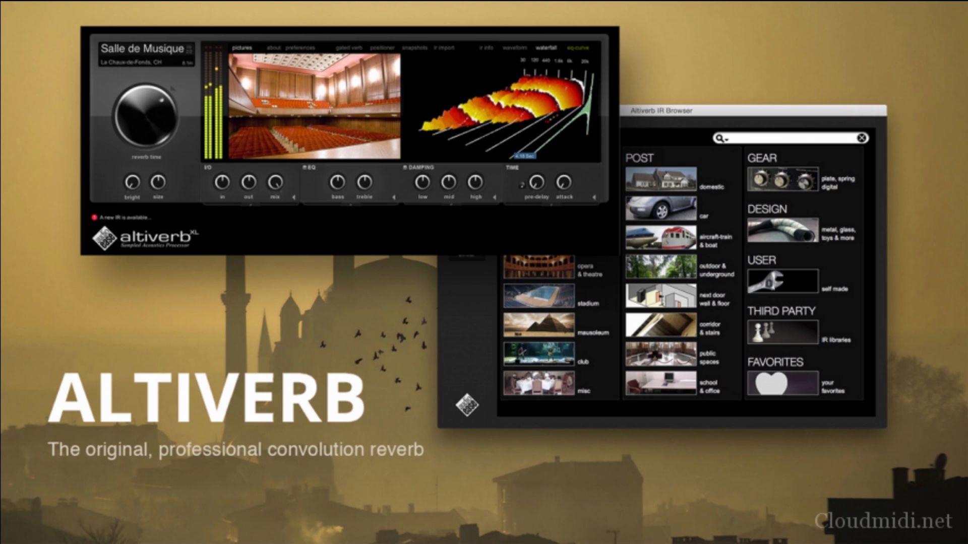 还原真实声场空间?有它就够了! —— Altiverb 7 混响使用方法