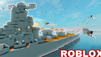 ROBLOX海战模拟器:启动超级大炮炸毁敌人的军舰!咯咯多解说