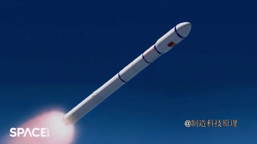 中国新型航天货运飞船动画