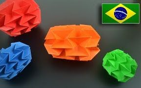 【折纸教程】简单的魔术球