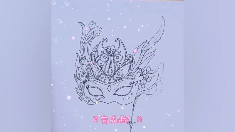 情公主 面具 详细 绘画过程 叶罗丽精灵梦 简笔画