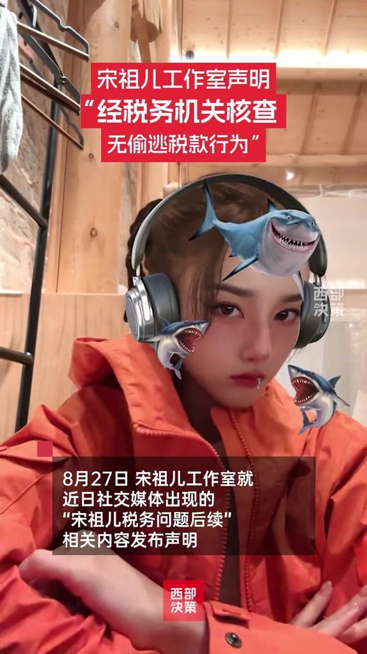 ...宋祖儿税务问题后续"相关内容发布声明,称宋祖儿经税务机关核查,无...