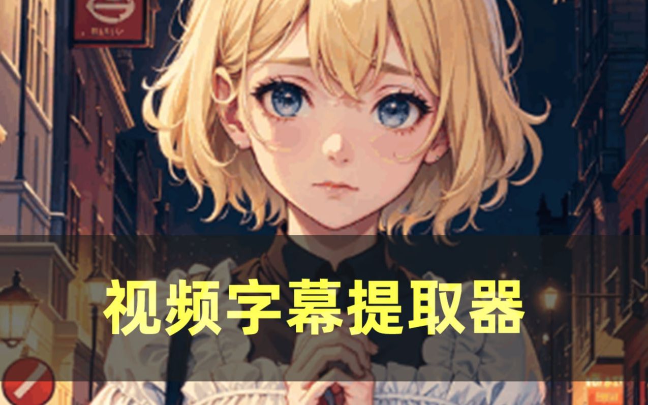 好用到哭!懒人必备的视频字幕提取器!
