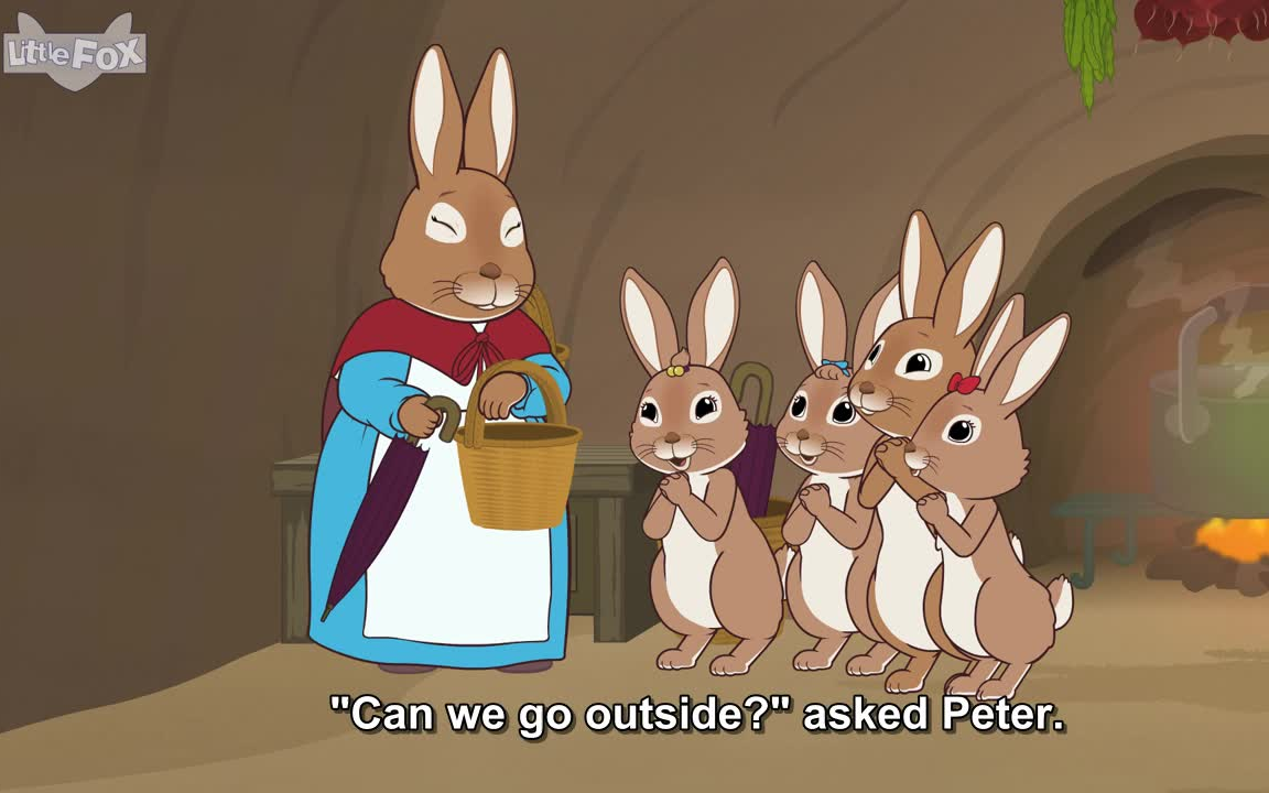 ...Peter Rabbit 《彼得兔的故事》适合小朋友看的英语动画片(英文字幕 )