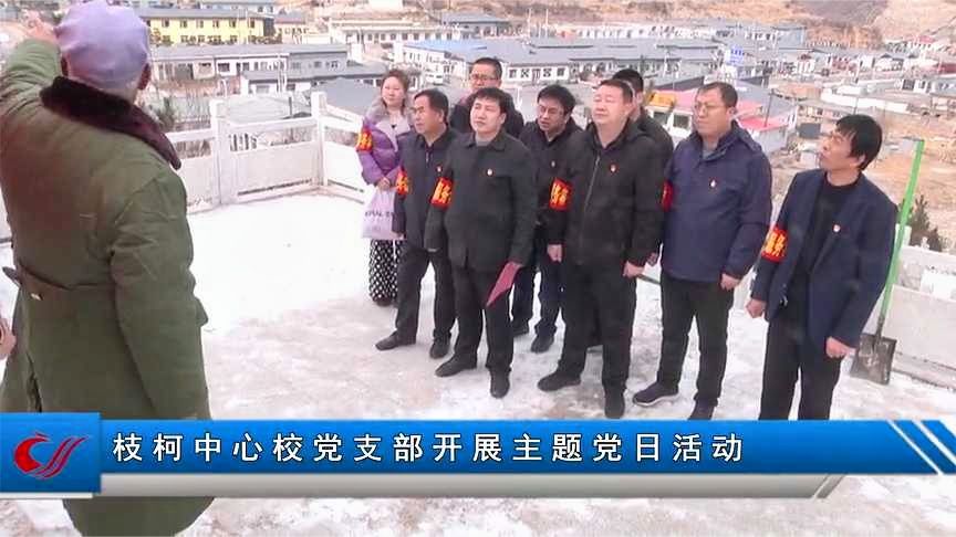 中阳:枝柯中心校党支部开展主题党日活动
