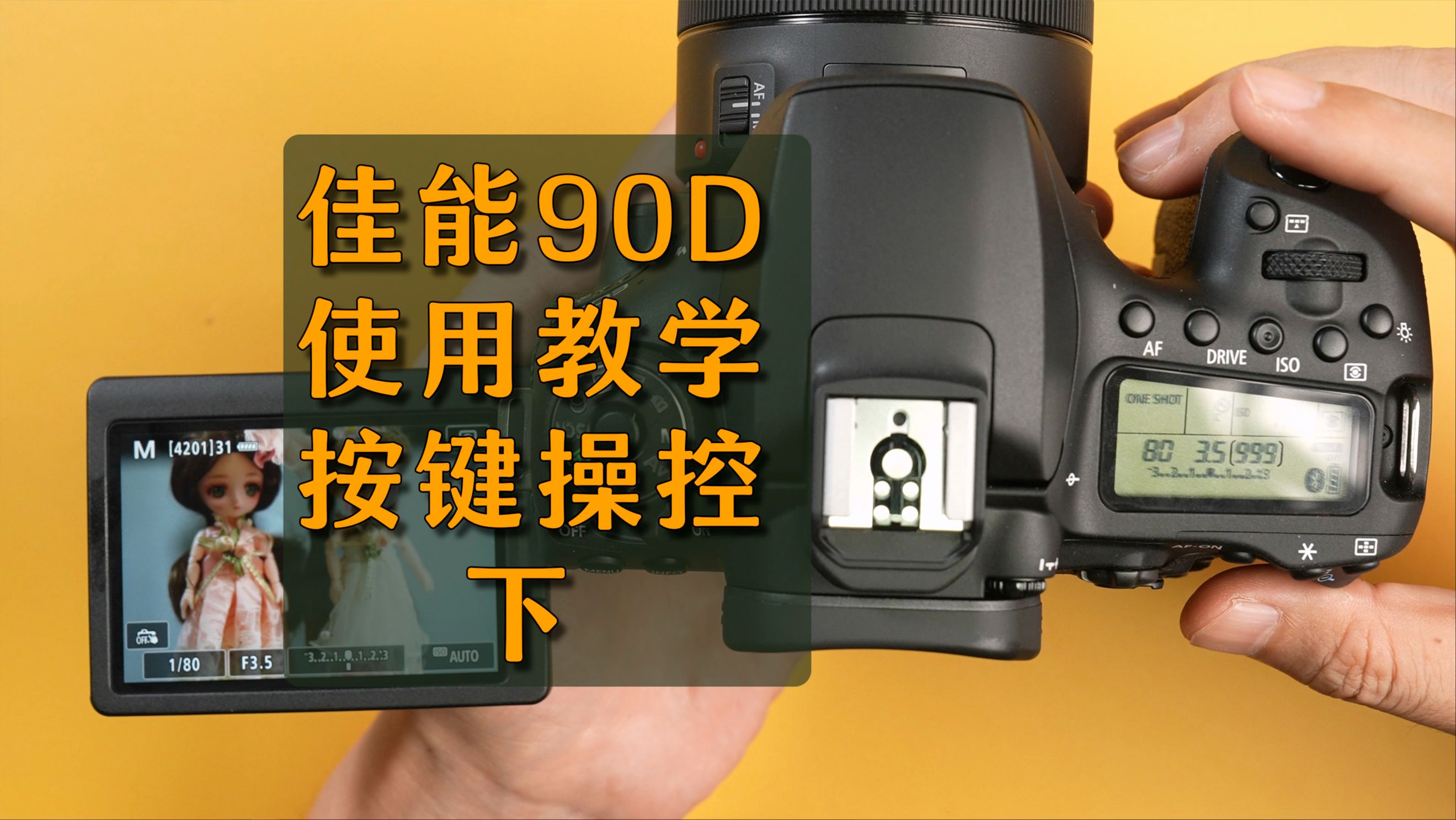 可能是B站最全面的佳能90D单反相机使用教学-按键操作教程(下)