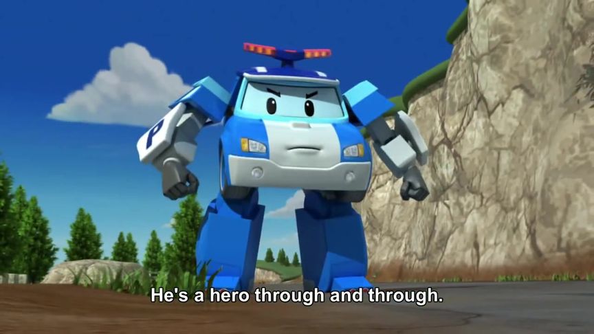 英文动画片:变形警车珀利 幼儿英语启蒙 学习交通安全知识必看