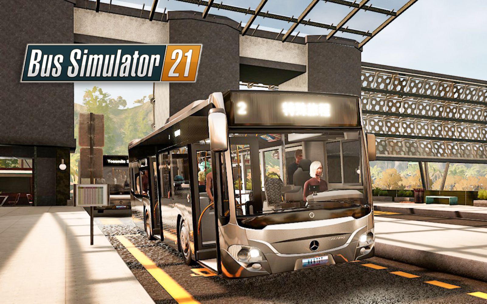 谜之规划线路 在赚钱的道路上拼命 | 巴士模拟21:天使海岸 #4|Bus ...