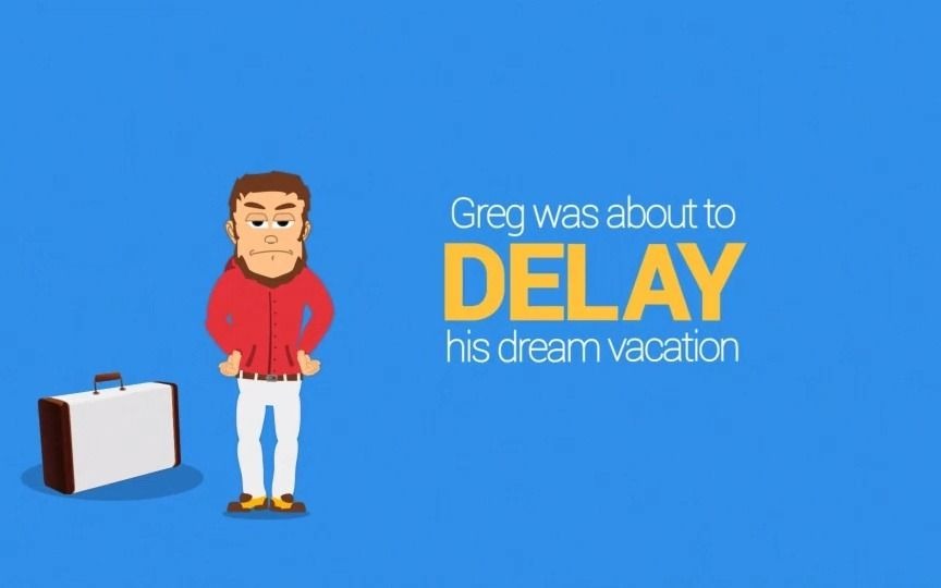 AE模板-卡通可爱的旅游旅行人物场景MG动画片头 Cartoon Travel ...