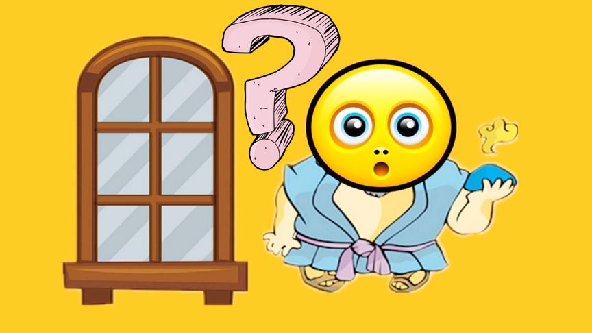 脑筋急转弯:一个老头拿石头砸玻璃,为什么玻璃没碎?