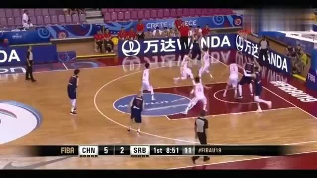 男篮世界杯,中国男篮vs塞尔维亚,徐杰妙传!