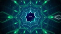 10种效果4K分辨率炫酷LED大屏幕音乐可视化背景视频素材AE模板