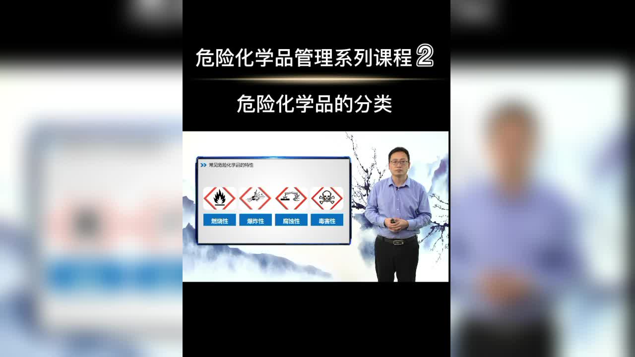 危险化学品管理系列课程(2)危险化学品的分类
