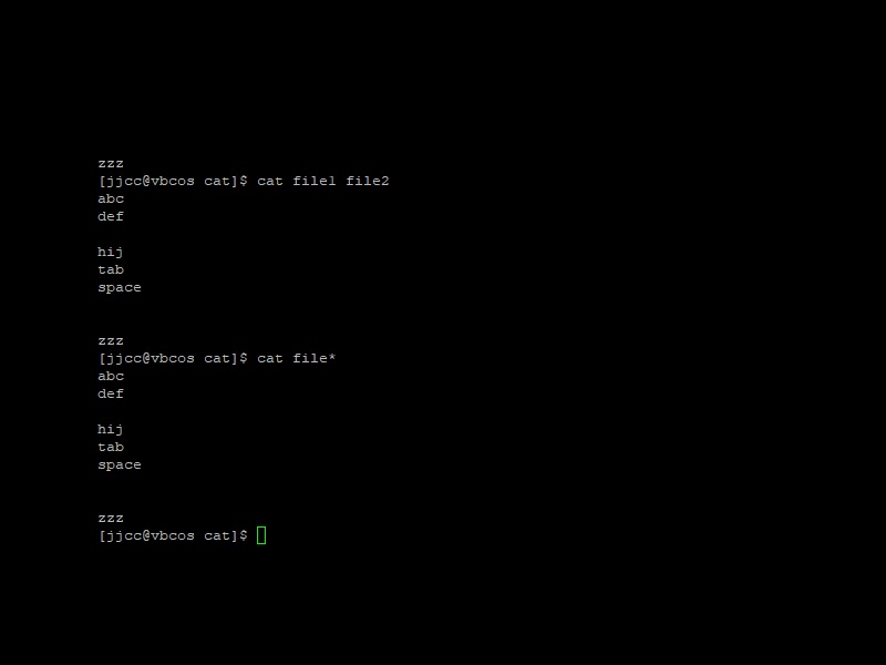 linux cat