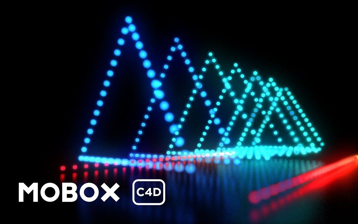 【C4D多玩】模拟LED灯光循环效果,国外大神MOBOX Graphics