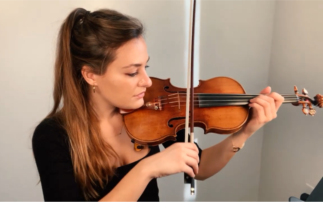 与Nicola Benedetti一起学习 小提琴 & 爱的致意-埃尔加 第一课 无字幕 ...