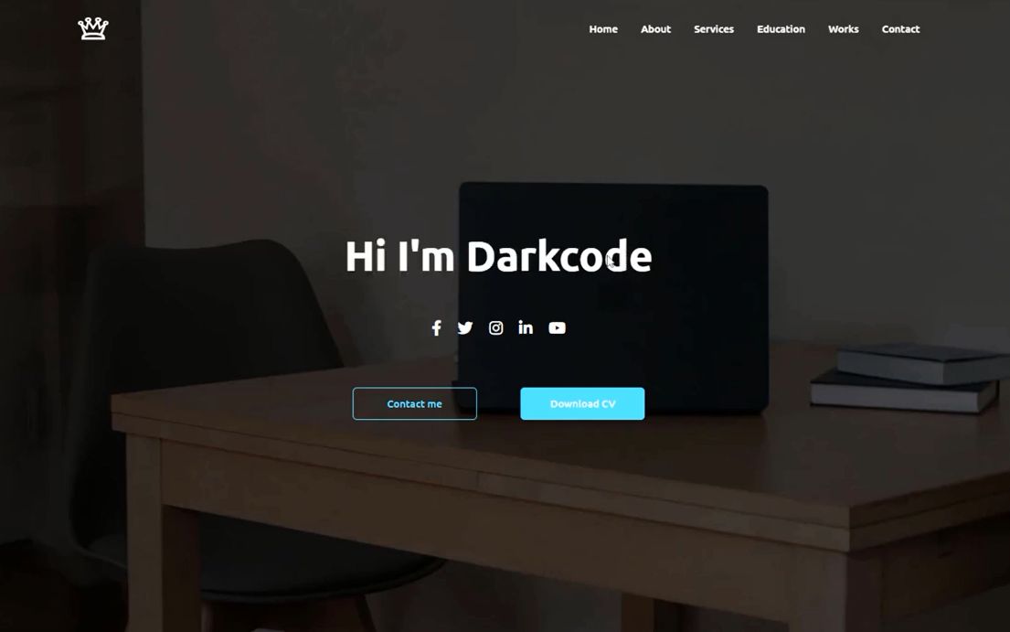 个人网站首页制作-1