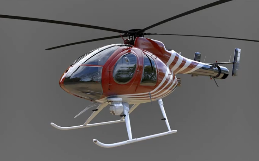 C4D直升飞机UV贴图绘制教程 WWW.C4DCN.COM